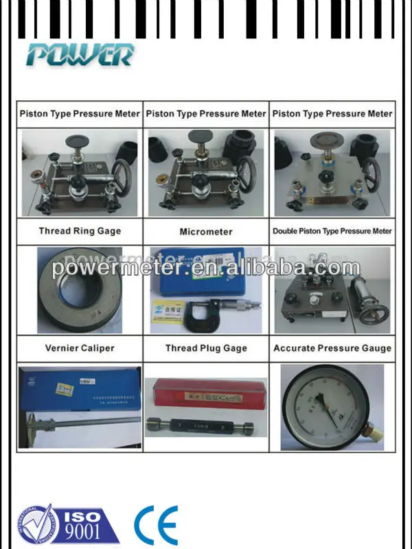 YE 100mm stainless steel capsule bellows pressure gauge with 0-10kpa pressure range Products ...