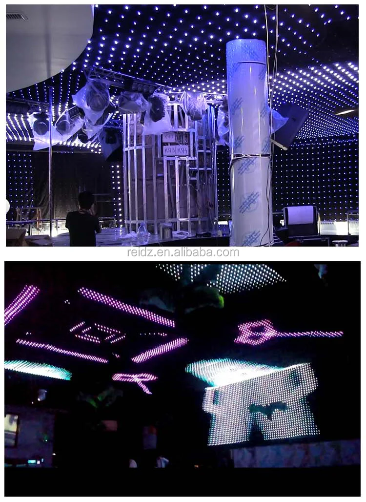 LED Star Curtain - Portable Stage Curtains with RGB Leds