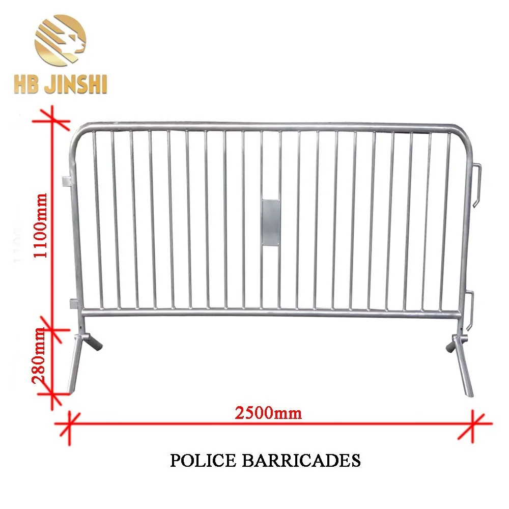 Durable Hot Dipped Galvanized Barricades for Temporary Fencing