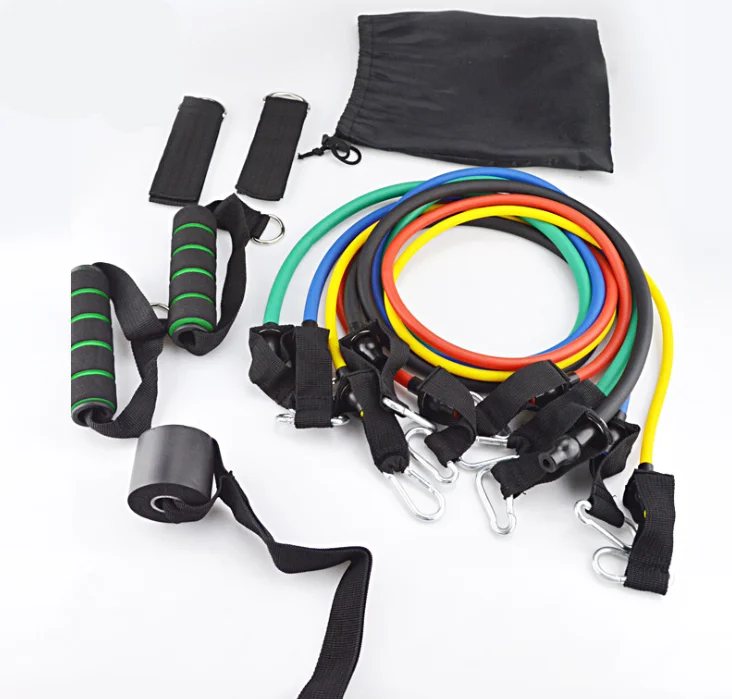 11pcs Different Types Of Resistance Tube Bands/ Bands Resistance ...
