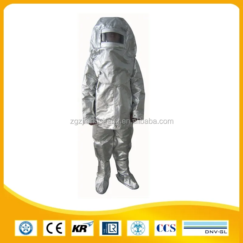CCS Certificate Fire Fighting Aluminum Foil Aramid Composite Fireman ...