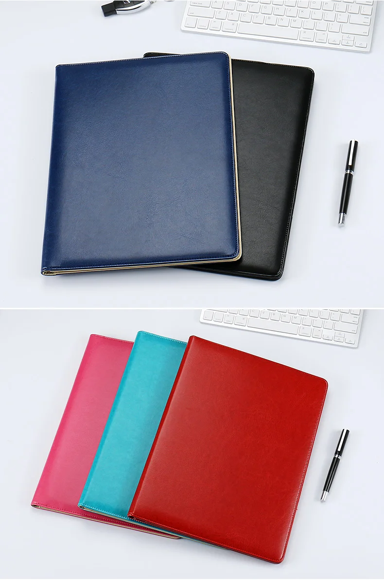 Presentation Custom A4 Embossed White Leather Diploma Presentation File ...