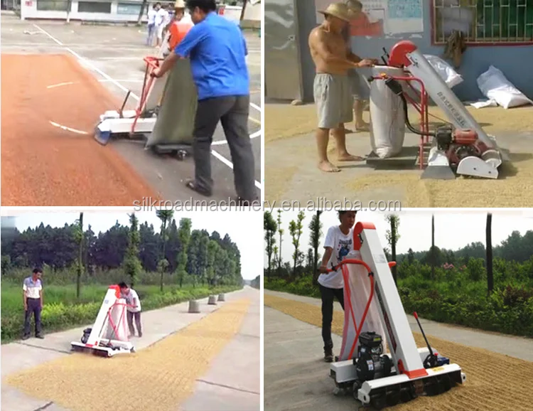 Rice Paddy Collecting Machine - Self-Propelled Grain Collector with ...