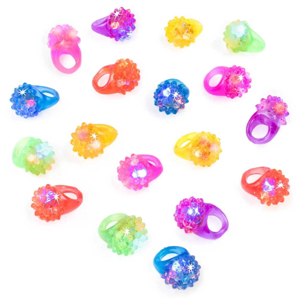 Light up Jelly Rings - Fun Finger Toys for Parties