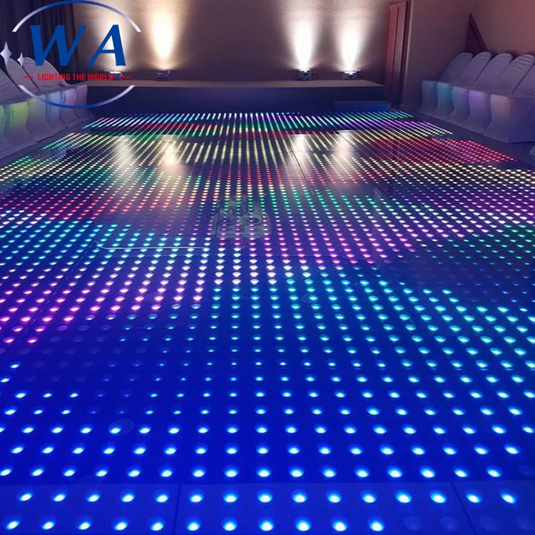 RGB Pixel LED Stage Lights - Interactive Lighted Flooring