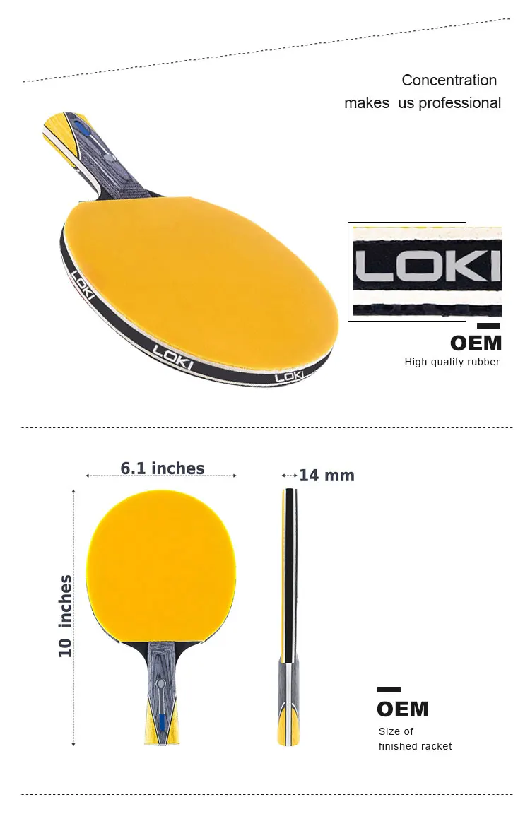 High Quality Professional Table Tennis Racket From Manufacturer For ...