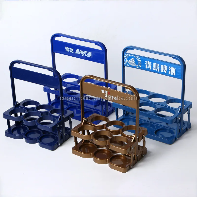 Personalized Portable Collapsible Plastic Beer Basket