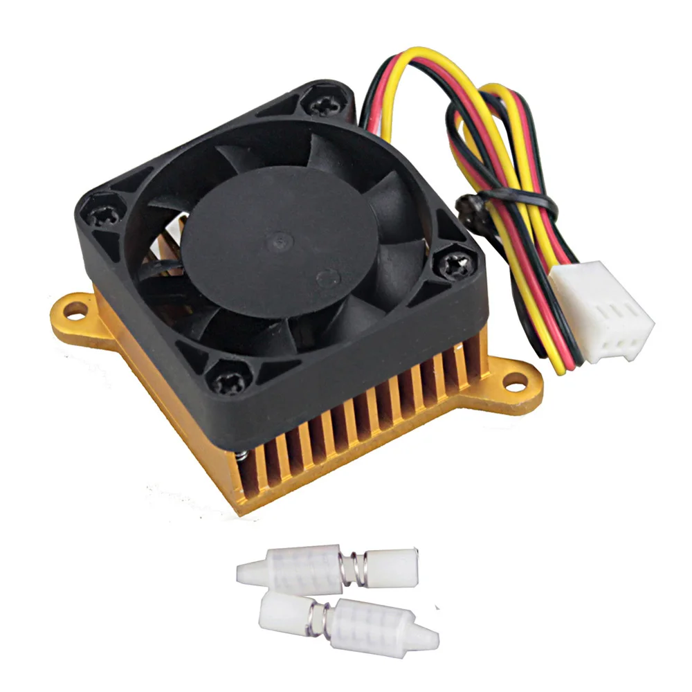 Aluminum CPU North Bridge Chipset Cooler with Fan, 38x38x25MM Heatsink ...