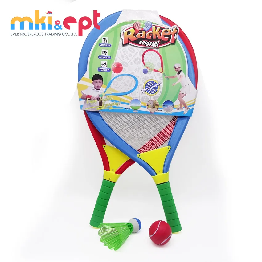 Ept Toys High Quality Beach Ball Racket Play Game Tennis Rackets Toys ...