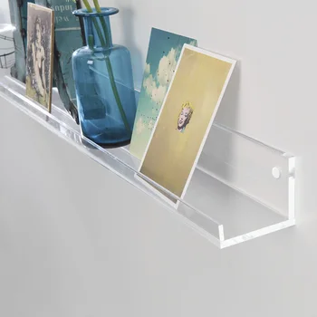 Wholesale Clear Acrylic Display Shelf Lucite Wall Bookcase Plexiglass ...