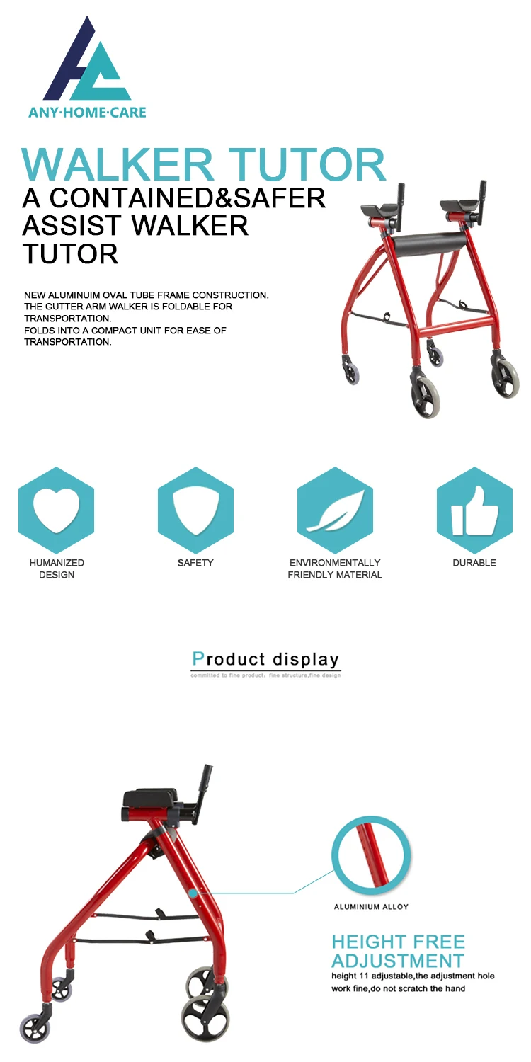 Heavy Duty Design Walking Rehabilitation Equipment Medical Walker Tutor ...