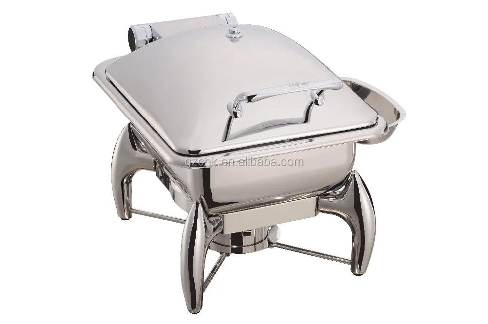 1032lb 4l/6l/9l Square Chafing Dish With Mechanical Hinge Induction ...