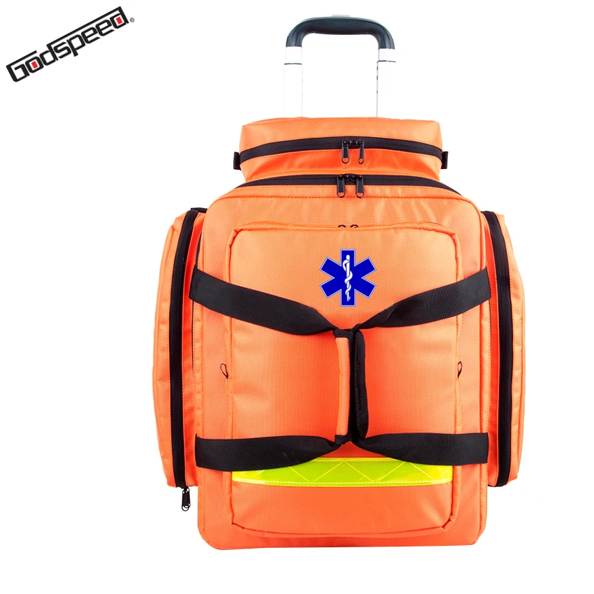 Big Capacity Durable Empty Trolley Emergency First Aid Kit Medical Bag ...