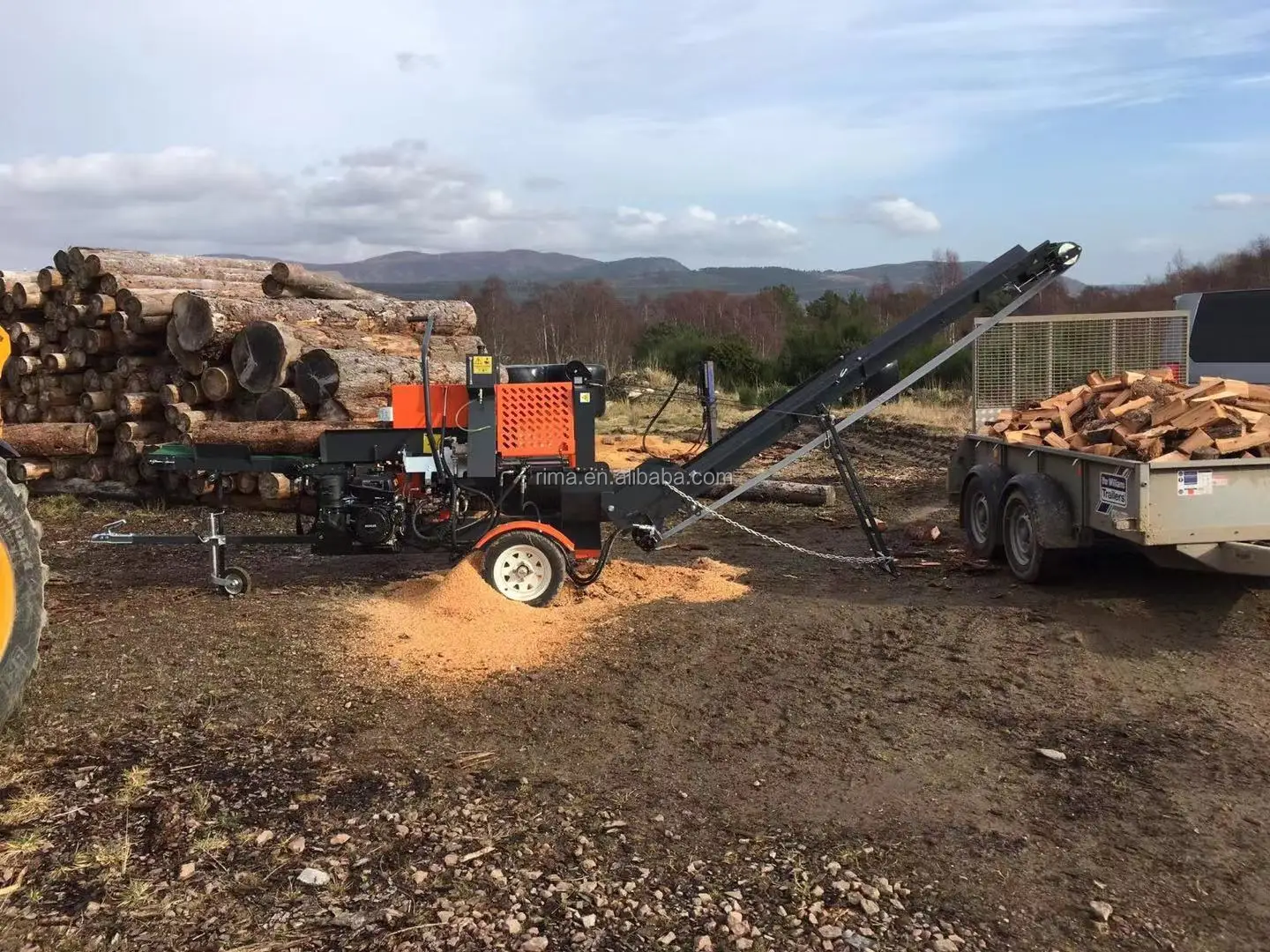 Homemade Small Cheap Firewood Processor - Buy Small Firewood Processor ...