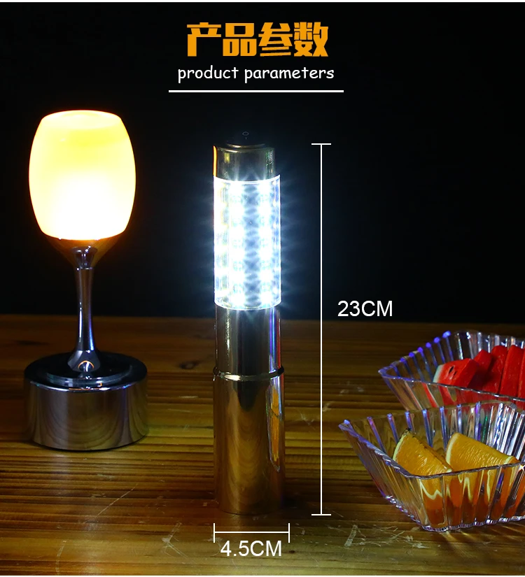 Customized Rechargeable Led Light Wine Stopper Flashing Sparklers Led ...