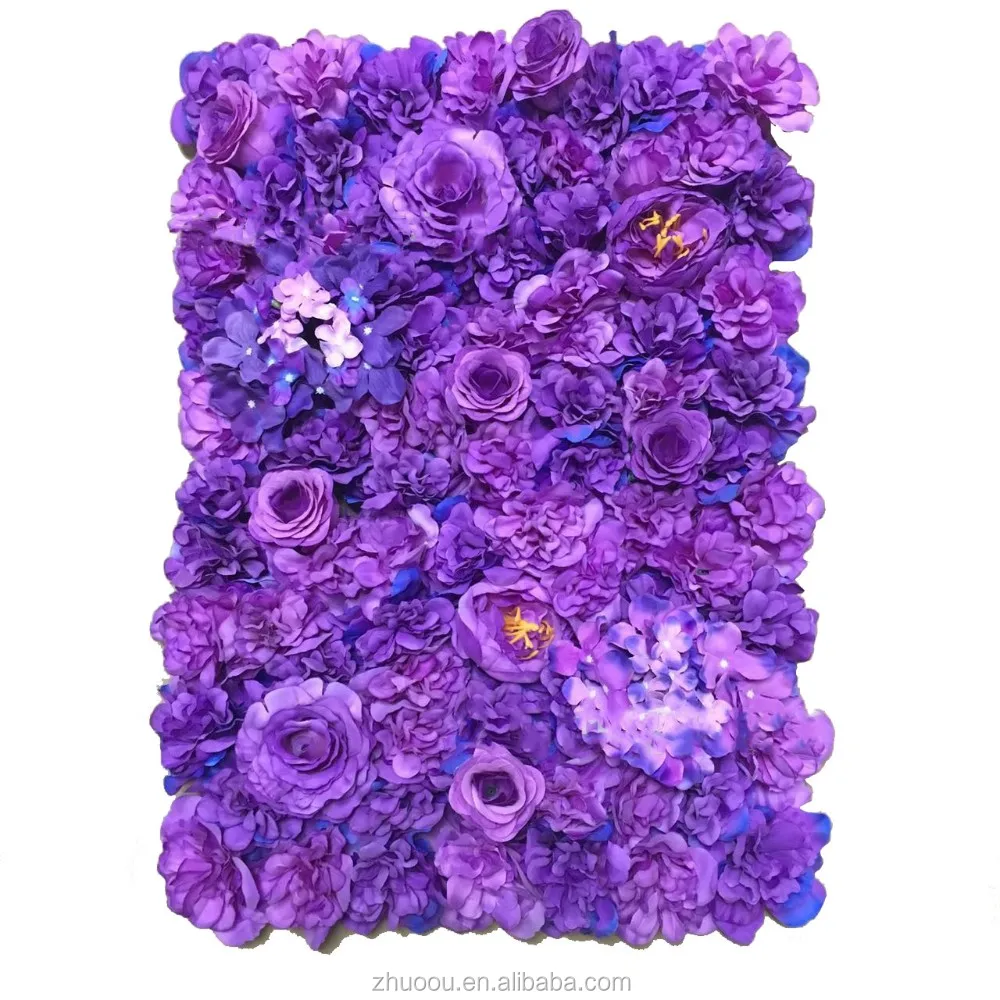 ZERO New Design Hydrangea Plus Rose Silk Flower Background Wedding ...