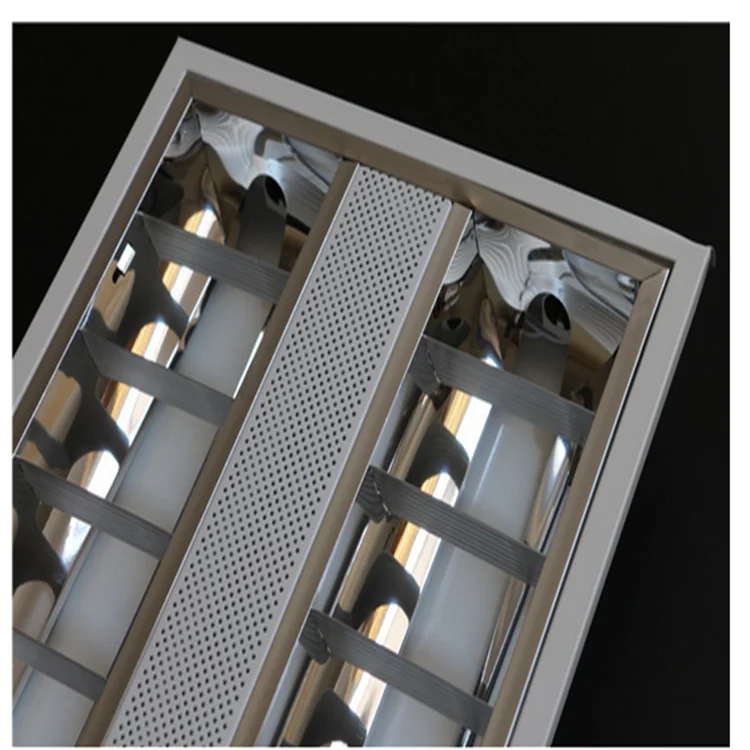 1200x300mm Double Tube Fluorescent Parabolic Grid Lamp