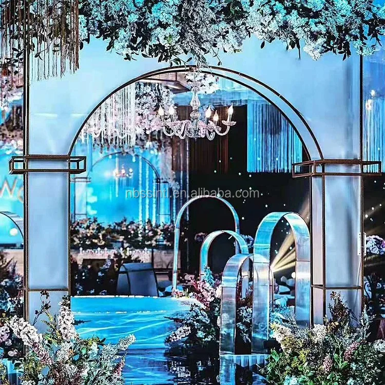 2018 Latest Wedding Deco of PVC Sticker Arch for Stage Background