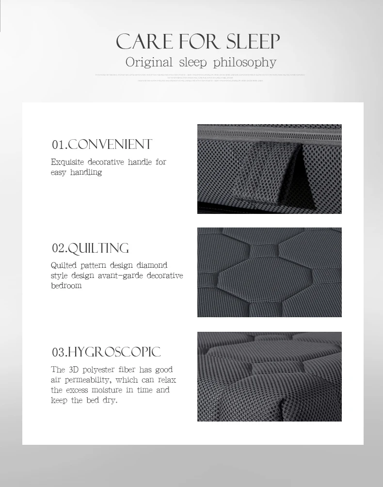 3d Space Material Mattress Durable Suitable For 4 Season Pure 3d ...