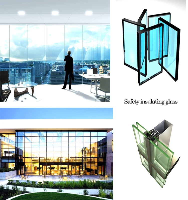 Waterproof Exterior Aluminium Frame Structural Double Tempered Glazing ...