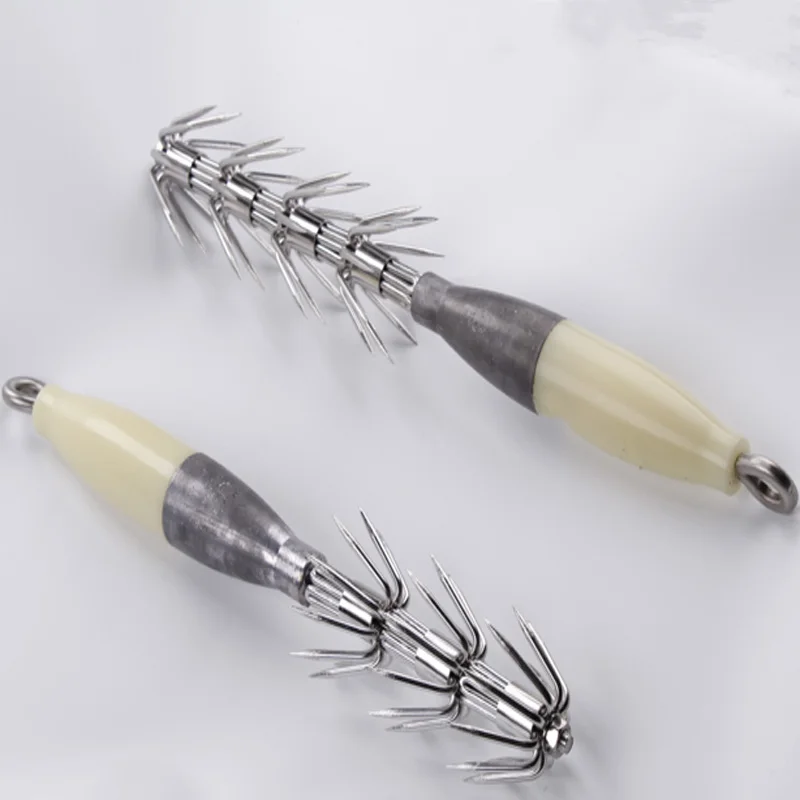 15 Inch Giant Glow Jumbo Luminous Giant Squid Jigs,Giant Squid Hook ...