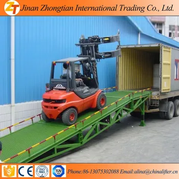 Mobile Yard Ramps For Loading/container Unloading Equipment 12t - Buy ...