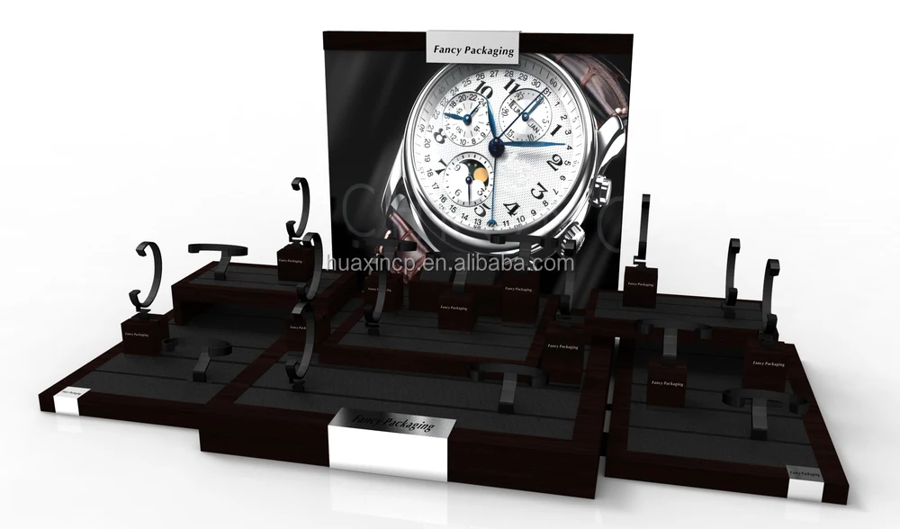 Customized Clear Acrylic C Ring Watch Display Showcase Rotating - Buy ...