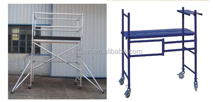 Portable Construction Mini Folding Aluminum Scaffold - Buy Mini ...
