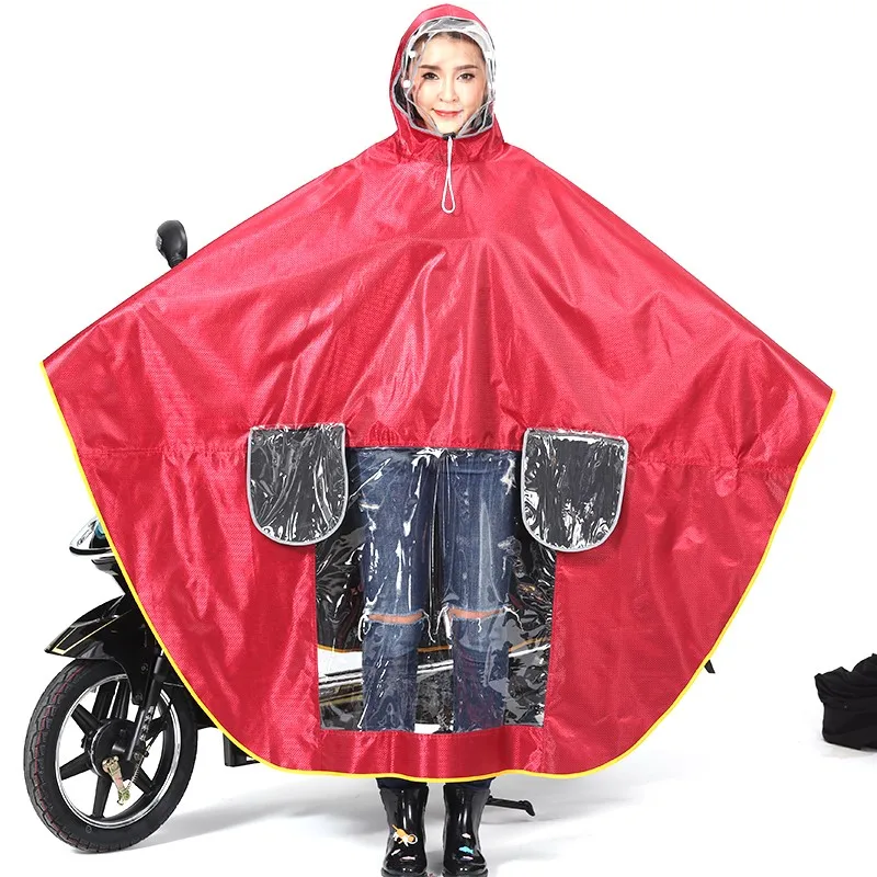 Woman Motorcycle Riding Raincoat Waterproof Rain Poncho For Adult - Buy ...