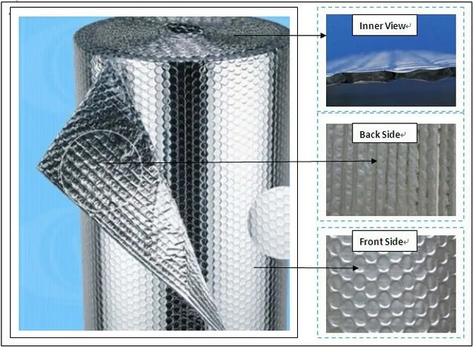 Aluminum Foil Bubble Insulation,Double Bubble Thermal Insulation Roof ...