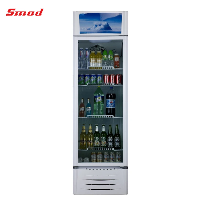 Commercial Glass Door Refrigerator - Beverage Cooler Fridge