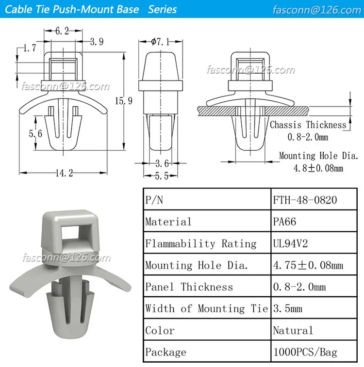 Nylon Arrowhead Cable Tie - Secure Wire Fixtures Efficiently