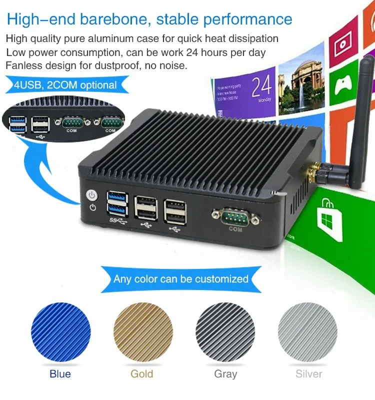Pentium N3700 Quad Core Mini PC - Compact IBOX501 N5, 2GB RAM, Support ...