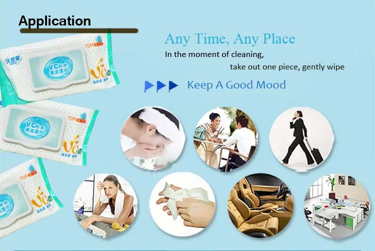 10 Pcs Individually Wrapped Disposable Body Hand Cleaning Facial Fresh ...