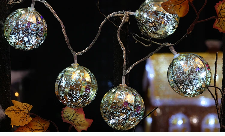 Large Outdoor Christmas LED Round Balls Lights - 50000 Hours Lifespan