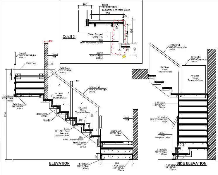 Special Straight Stairs Kit,Modular,Wood,Steel Metal Staircase - Buy ...
