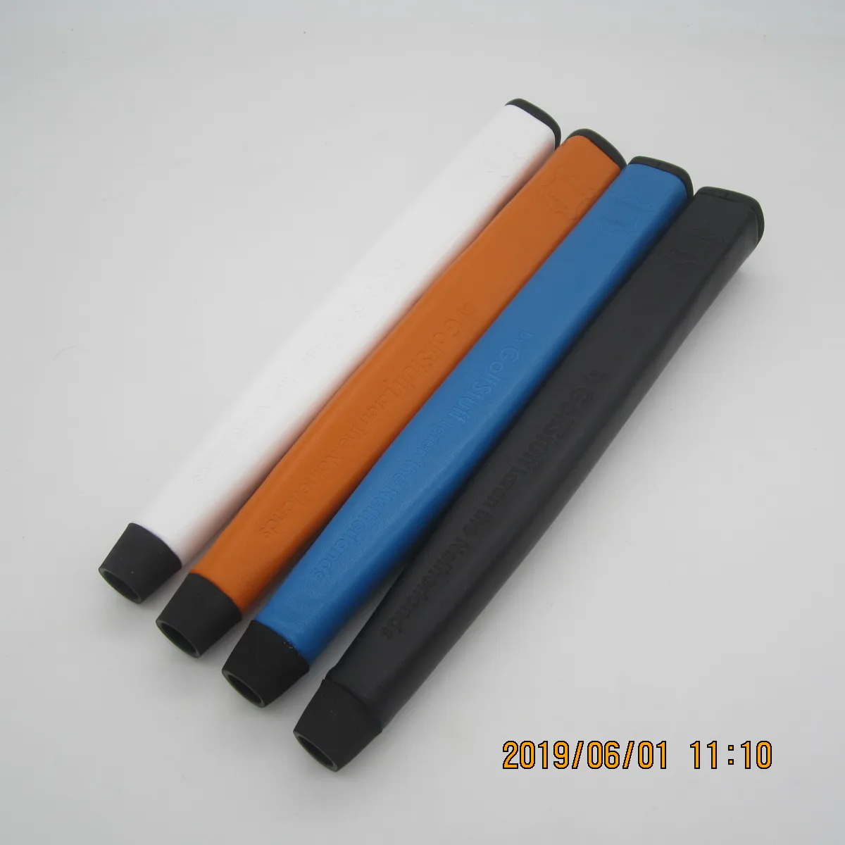 Customized Imprinted Logo Oversize Genuine Leather Golf Putter Grips