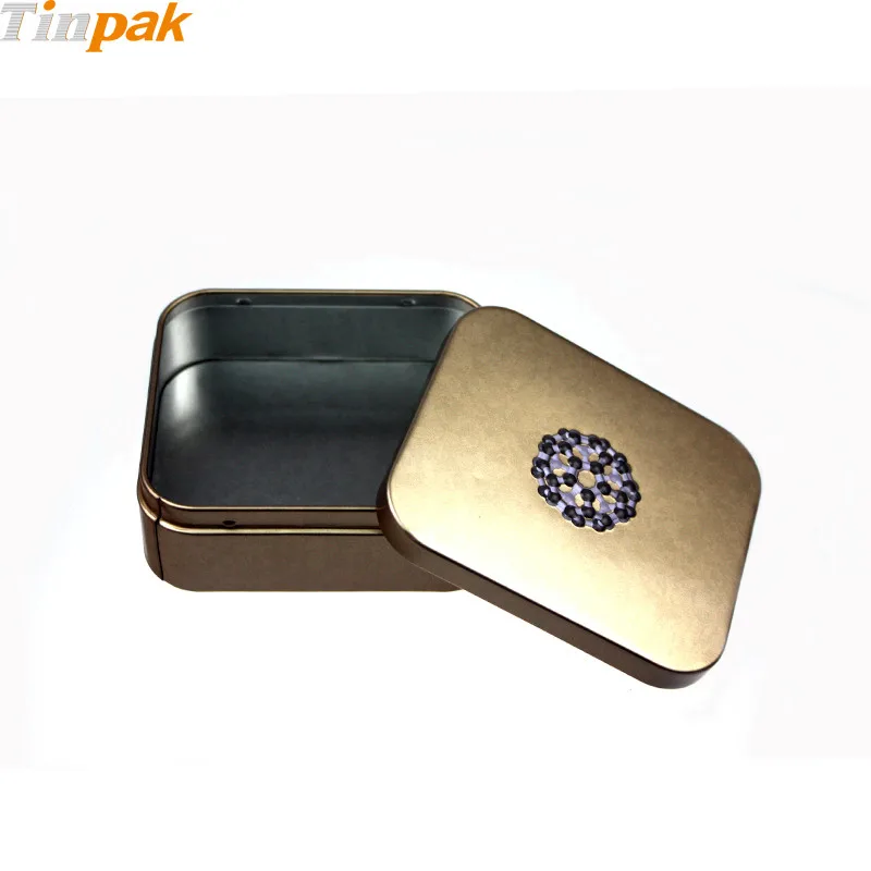 Small Luxury Embossed Chocolate Tin Boxes Packaging With Tray - Buy ...