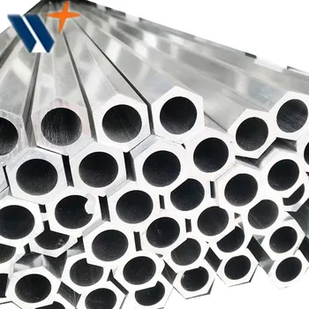 6063 T5 Equilateral Hexagonal Aluminium Tube Profile - Buy 6063 T5 ...