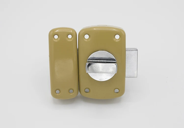 Euro Mechanical Gate Rim Lock with Keys - Secure & Durable