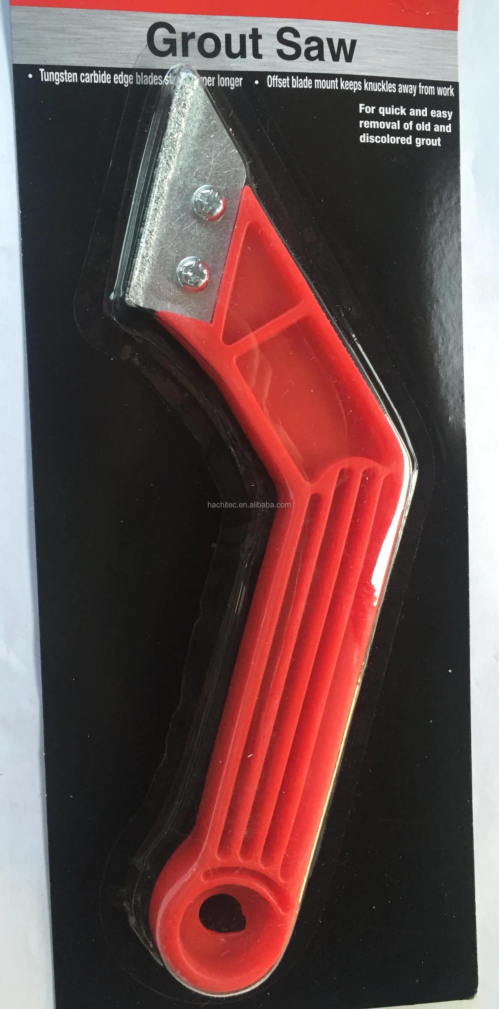 Carbide Grit Tile Grout Saw Blade with Plastic Handle
