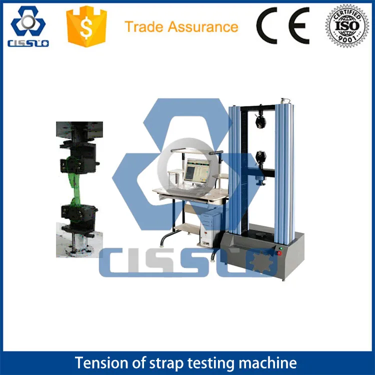POLYESTER PET POLYPROPYLENE PP STRAPPING BAND TENSILE TESTING MACHINE ...