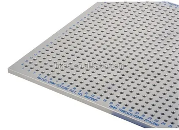 Cnc Milled High Precision Threaded Aluminum Fixture Plate - Buy ...