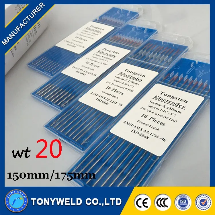 Wt20/wc/20/wl20 Tungsten Electrode Tig Welding Torch Parts - Buy ...