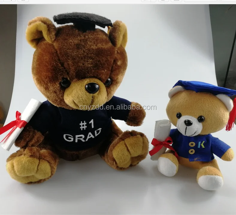 China Toy Factory Custom Soft Graduation Teddy Bear Plush Stuffed Toys ...