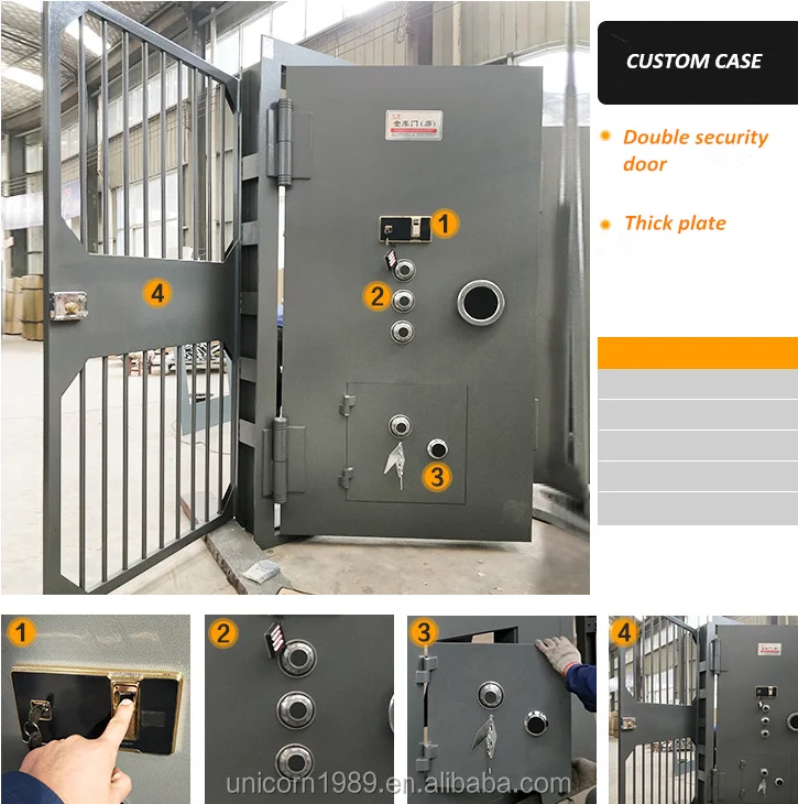 Cheap Bank Security Vault Door With Thick Plate - Buy Vault Door,Bank ...