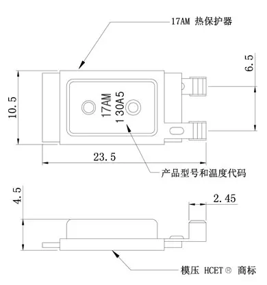 17am Bimetal Thermal Protector Thermostat Equivalent To Sensata - Buy 17am Thermal Protector ...