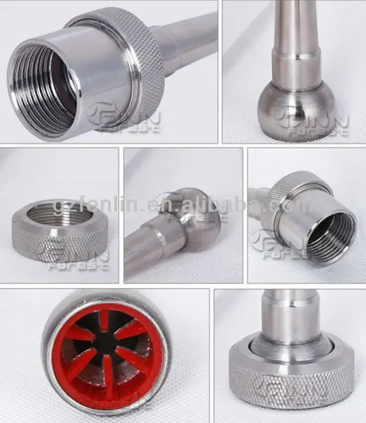Stainless Steel Adjustable Comet Fountain Nozzle for 1-9m Spray Height ...