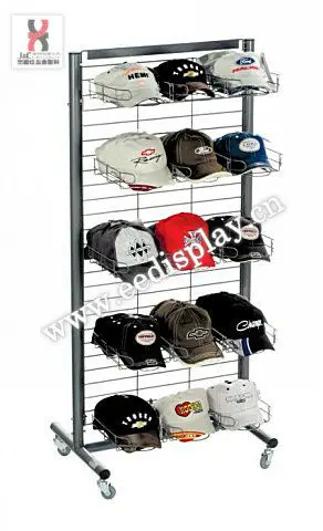 Floor Standing Metal Millinery Display Rack/retail Store Baseball Caps ...