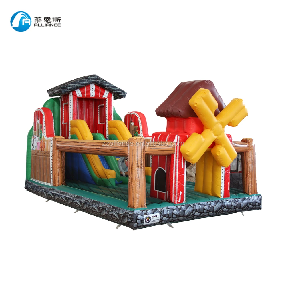 Commercial Bounce House Bouncing Castle With Slide Inflatables - Buy ...